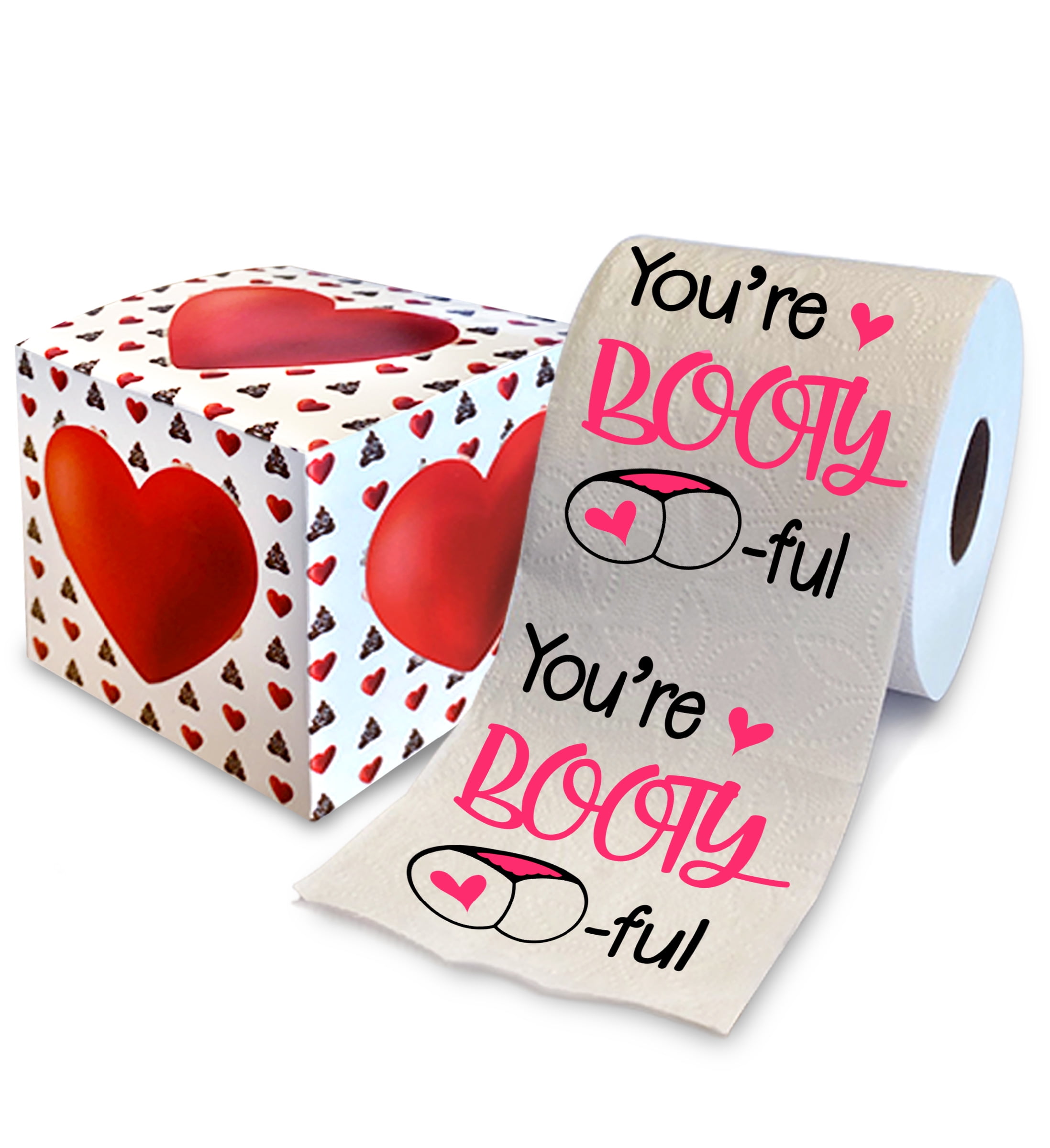 Printed TP You're Boo-ful Printed Toilet Paper Gag Gift - Funny Toilet ...