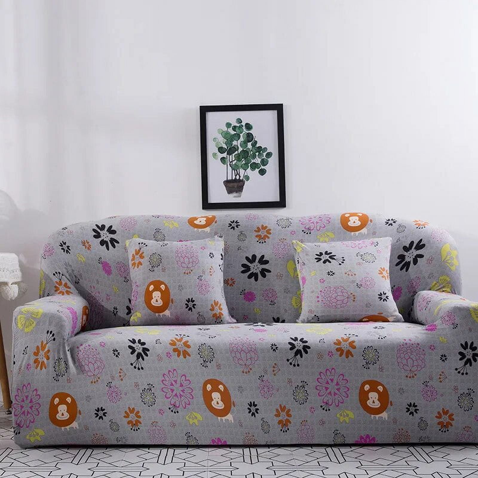 Printed Universal Sofa Cover Elastic All ...