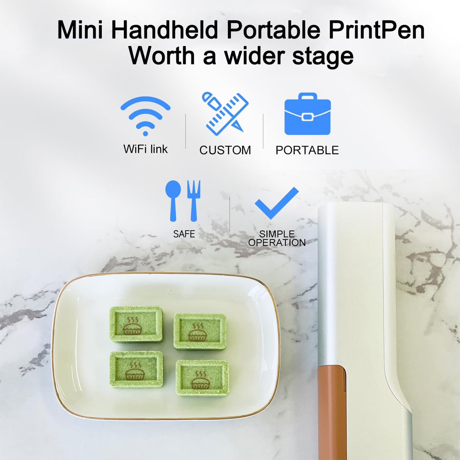Printer,App Edible Art With Coffee Printer Portable Art Edible Printer ...