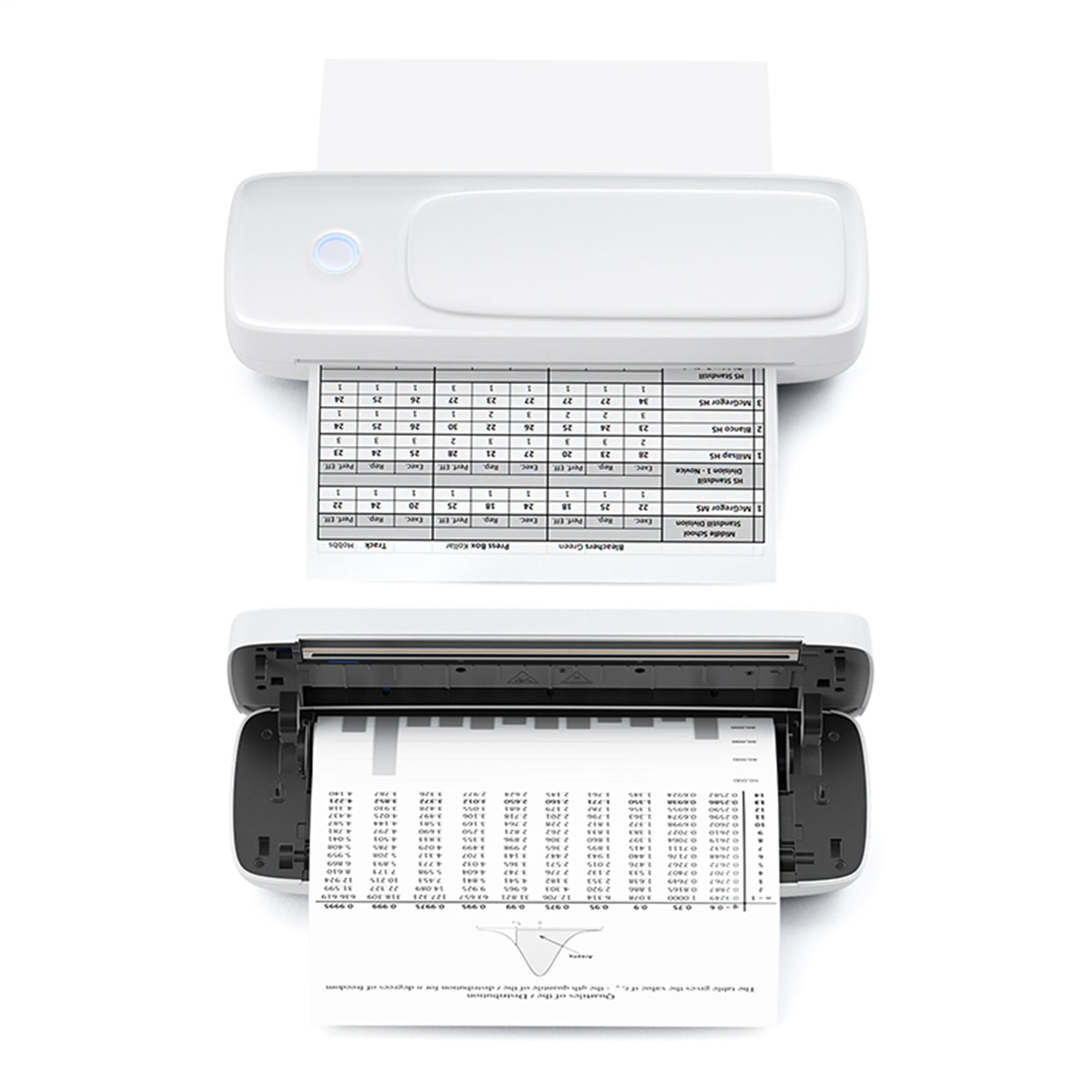 Printer BISOFICE A4 Portable Paper Printer Thermal Printing Wireless BT ...