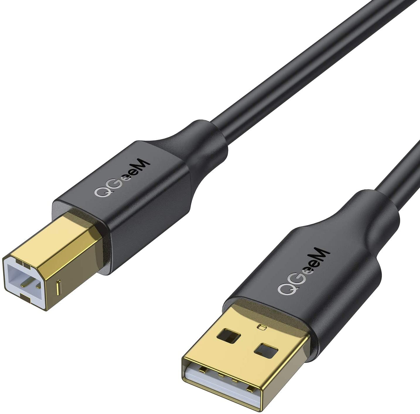 Printer Cable,QGeeM USB Printer Cable 15FT USB 2.0 Type A Male to Type ...
