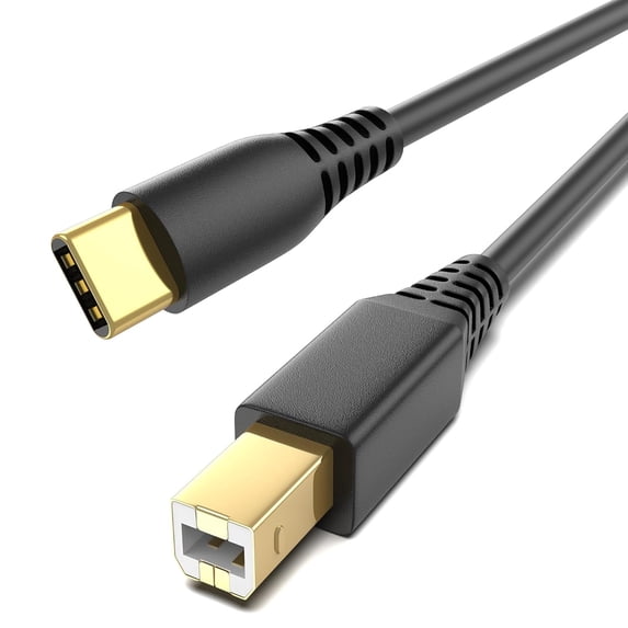 Printer Cable to USB C 6.6ft USB C to USB B Cables for MacBook Pro ...