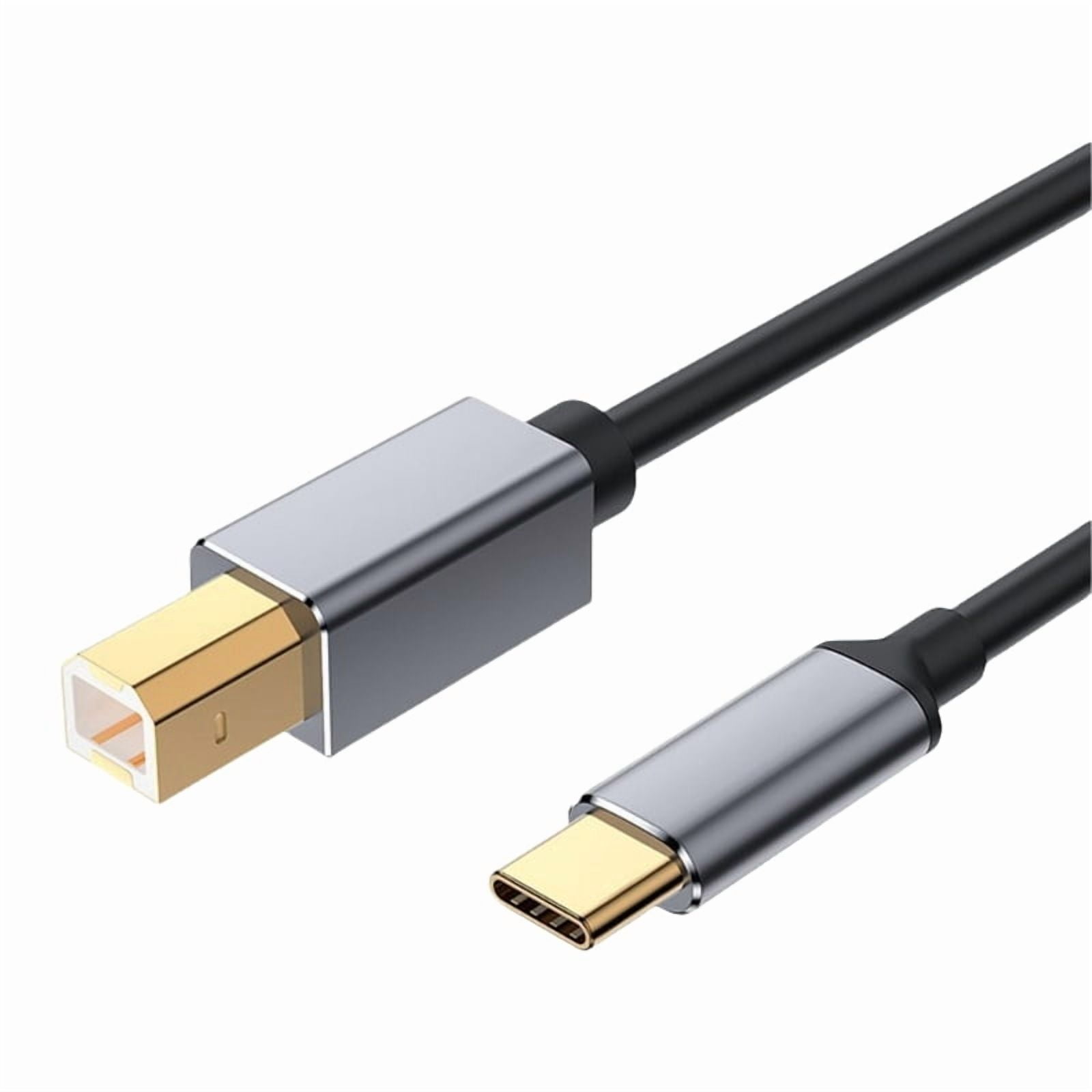 Printer Cable USB C to USB B Data Cord for Connecting Printers Scanners ...