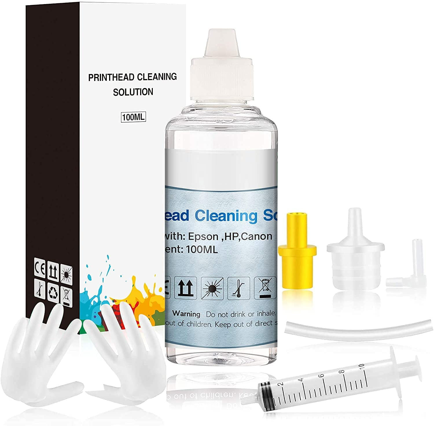 Printer Cleaning Kit Printhead Cleaning Kit for Inkjet Printers HP ...