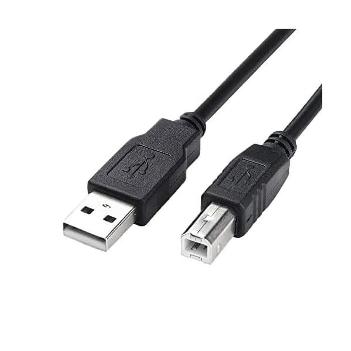 Printer to Computer USB Scanner Cable High Speed A Male to B Male Cord ...