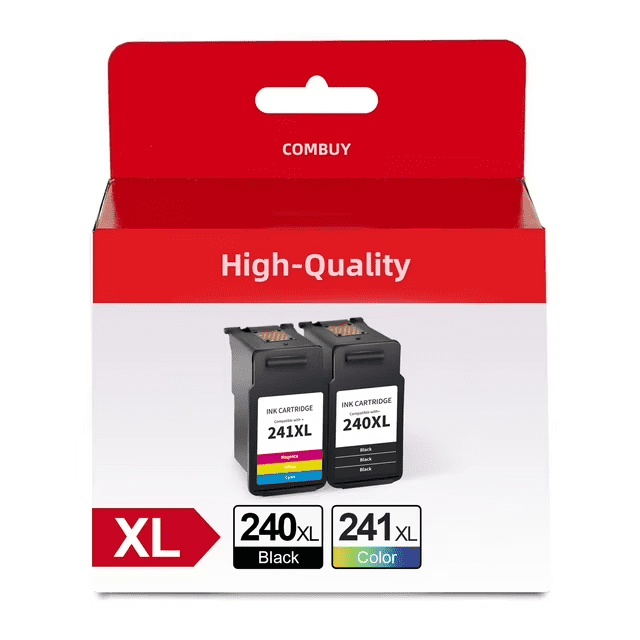 Canon PG-240XL CL-241XL Inkjet Printer Ink Cartridges Combo for PIXMA ...