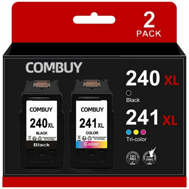 Printer Ink 240XL and 241XL Ink Cartridges for Canon PG-240XL CL-241XL ...