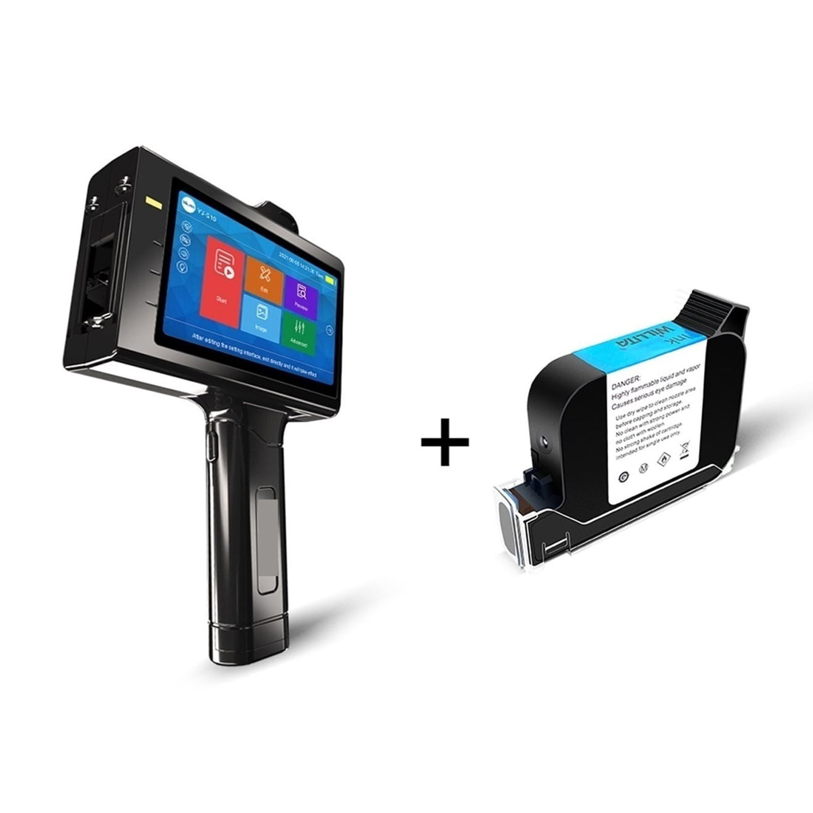 Printer Jet, 25.4mm Intelligent Handheld Inkjet Printer Is Portable ...