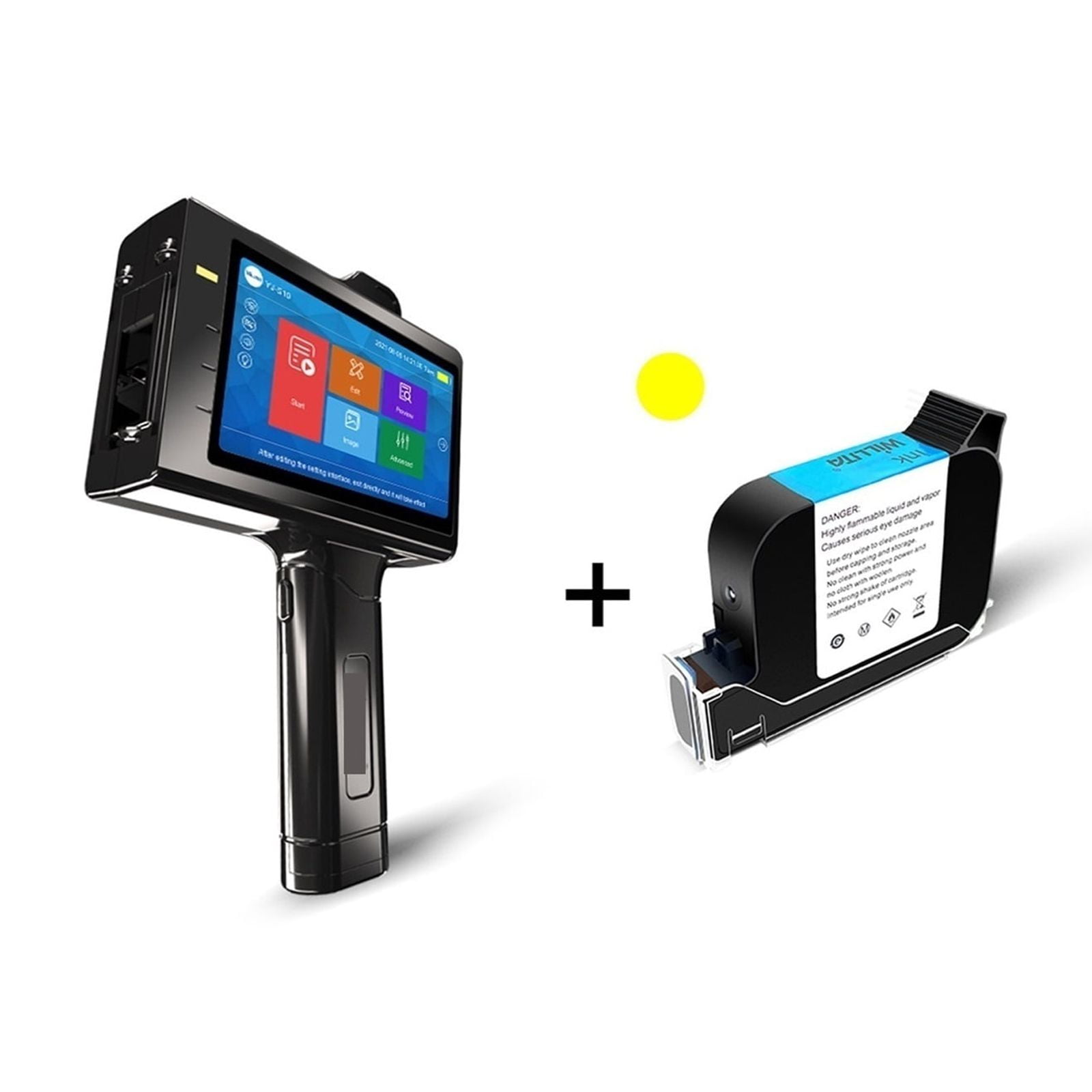 Printer Jet, 25.4mm Intelligent Handheld Inkjet Printer Is Portable ...