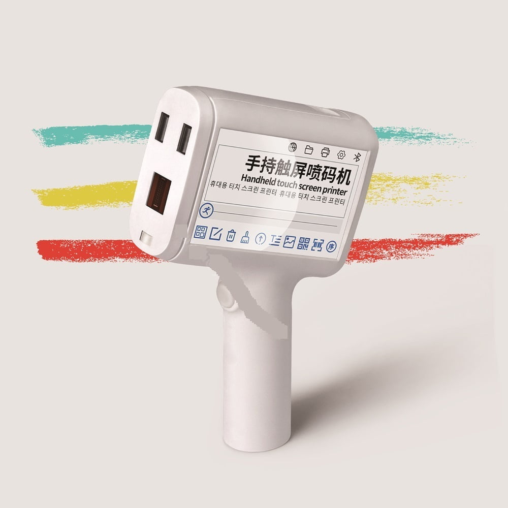 Printer Jet, Handheld Inkjet Printer 12.7mm Barcode Barcode Batch Code ...