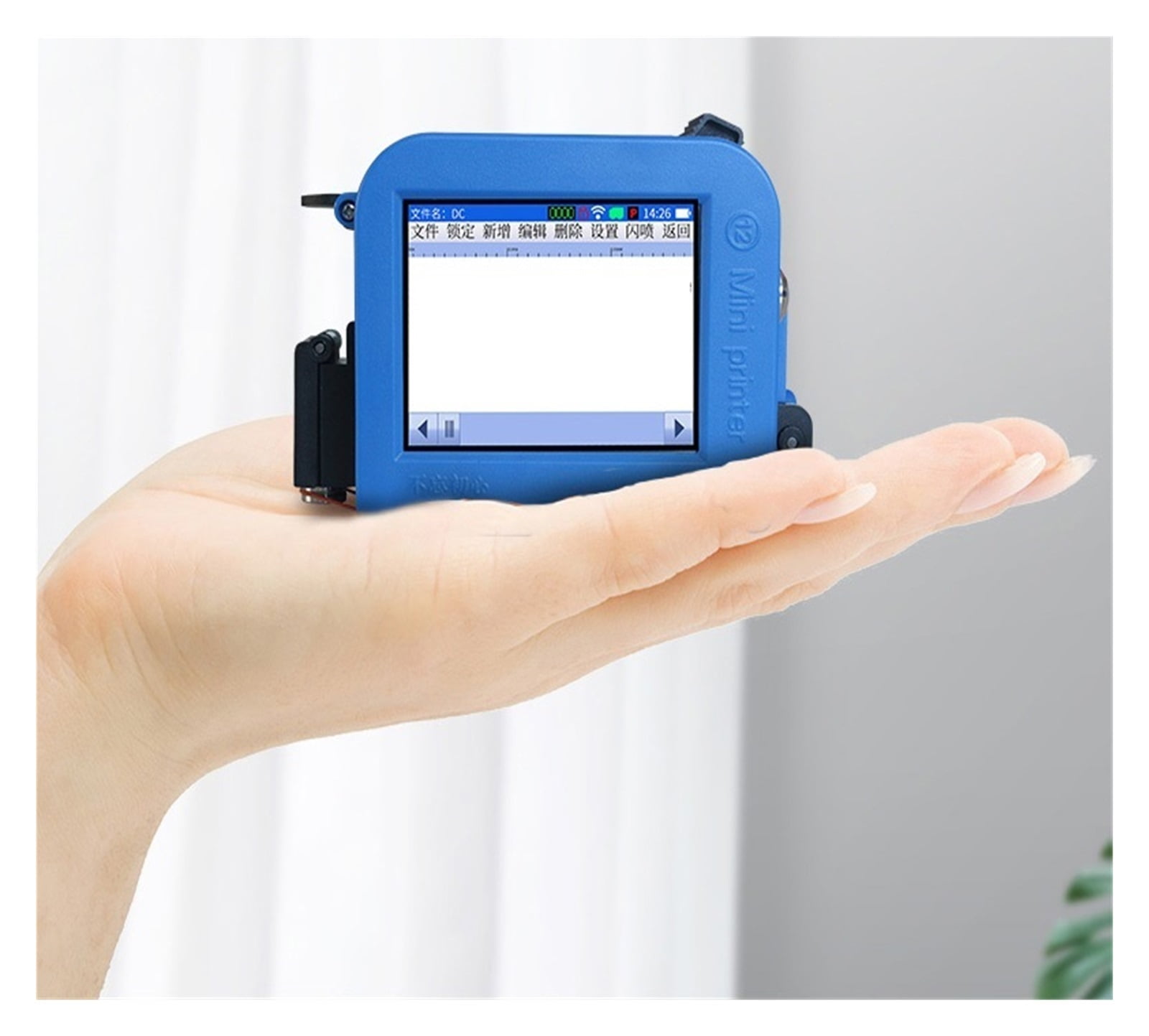 Printer Jet, Handheld Printer Portable Mini Intelligent Hand-Held ...