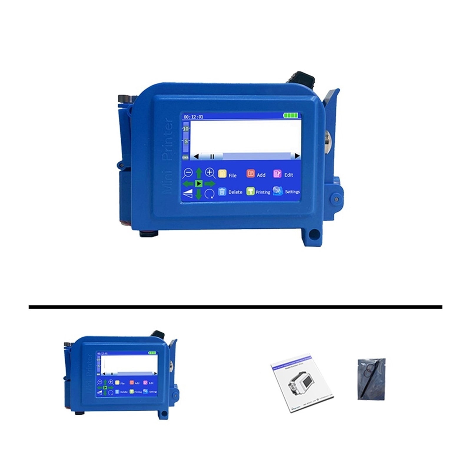 Printer Jet, PC11Plus 12.7/25.4mm Mini Portable Printer, 2D Strip Lot ...