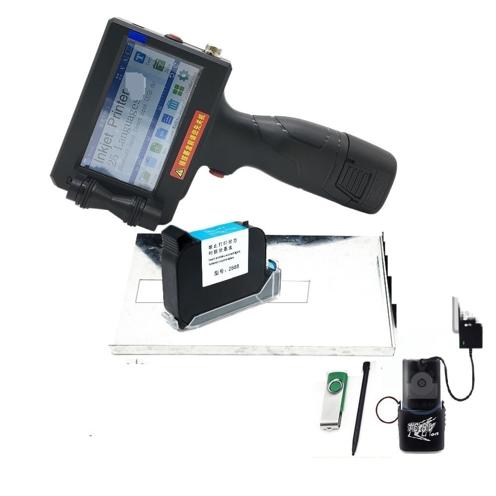 Printer Jet, Touch Screen 12.7mm Handheld Inkjet Printer Fast Dry Coder ...