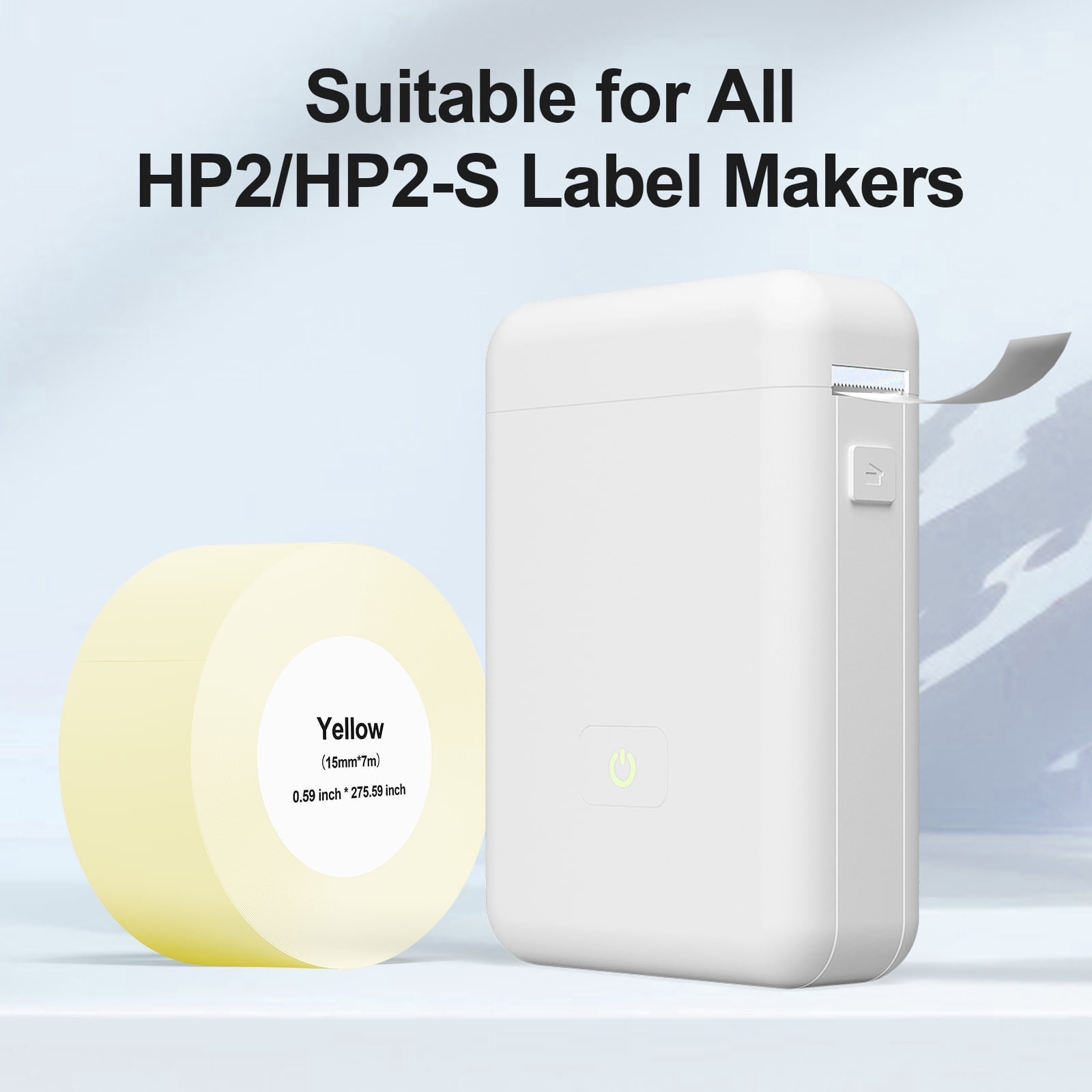 Printer Labels,Easy to Use, Compatible with HP2S Label maker priter,3 ...