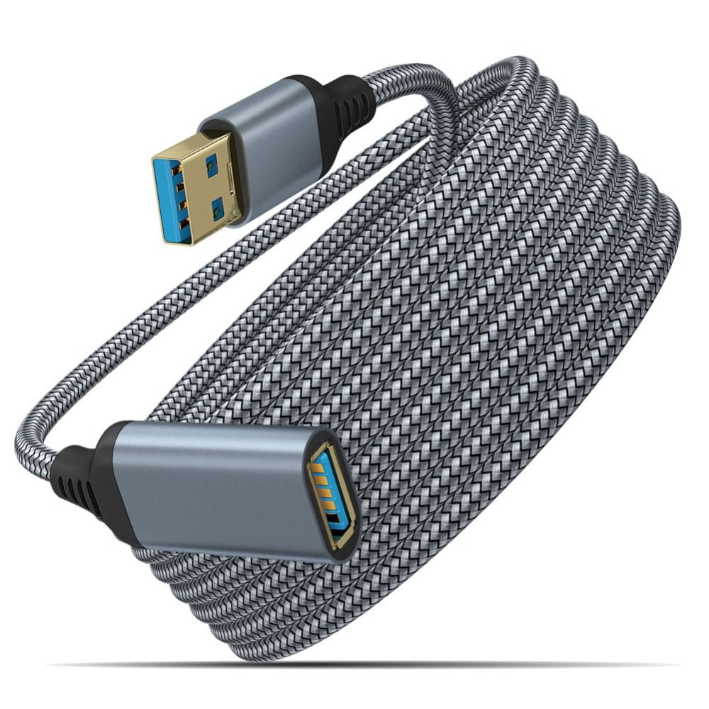 Printer OTG Adapter Nylon Braided Laptop Computer Male to Female USB 3. ...