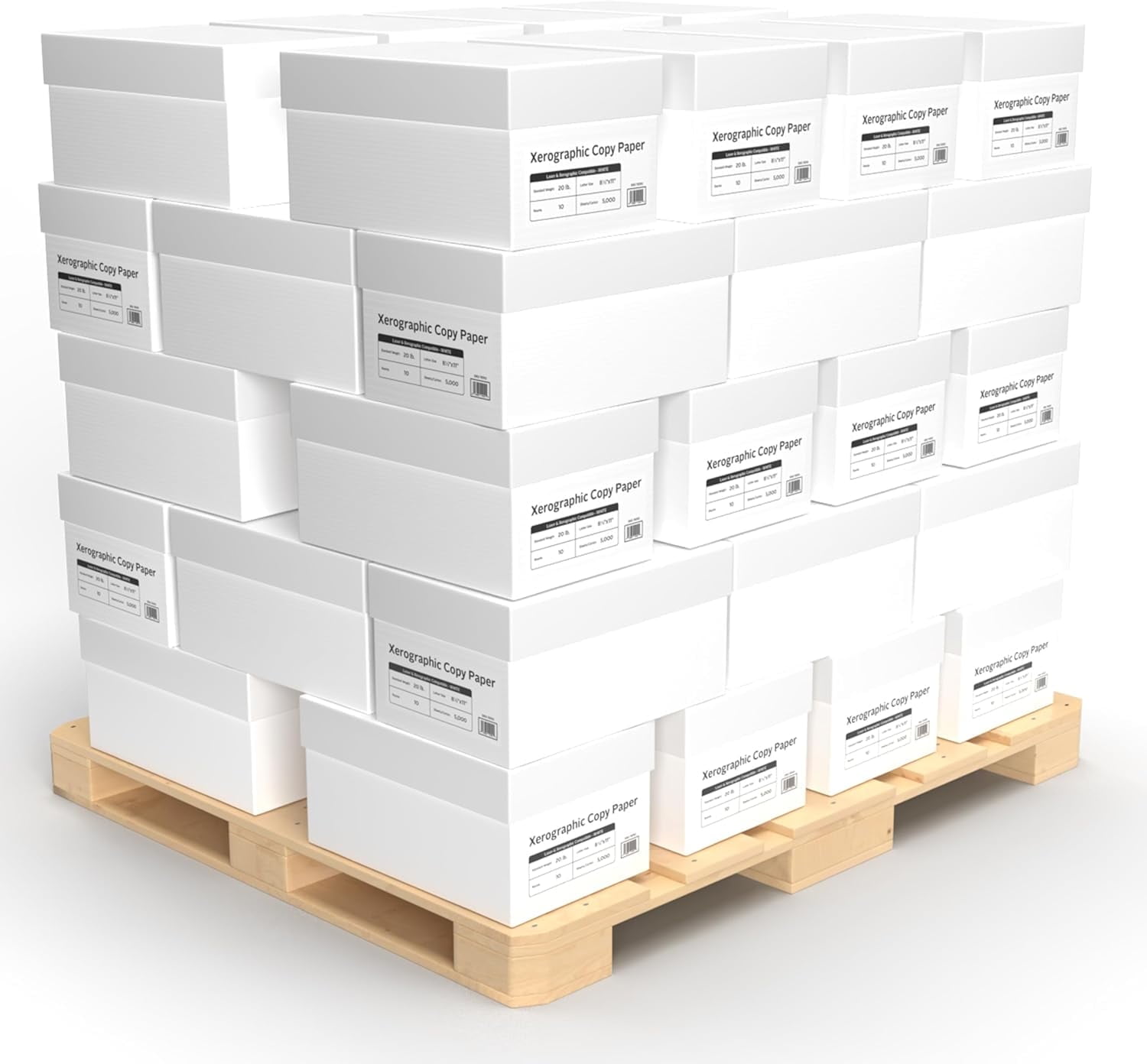 Printer Paper White Boxx 8.5 x 11 | 20 lb Copy Paper | 92 Bright | 40 ...