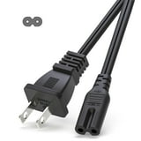 BICMICE Printer Power Cord Replacement Cable, 2 Prong AC Slot ...