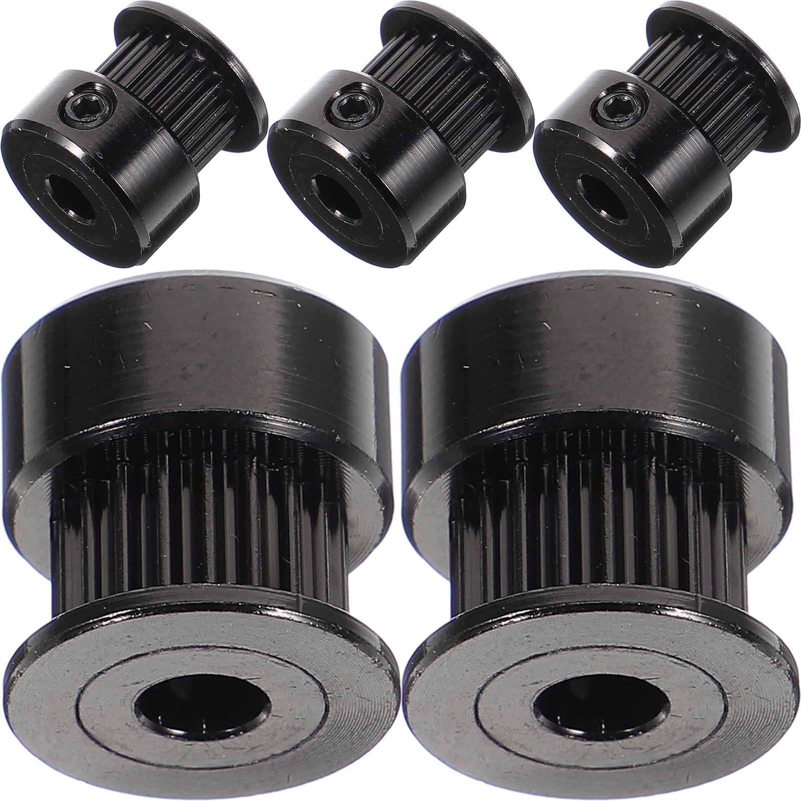ifundom 5Pcs Aluminum Timing Pulley with Black for Minimizing Belt ...