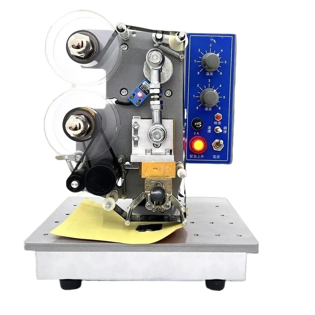 Printer Ribbon Date Coder Semi Automatic Plastic Bag Printing Coding ...