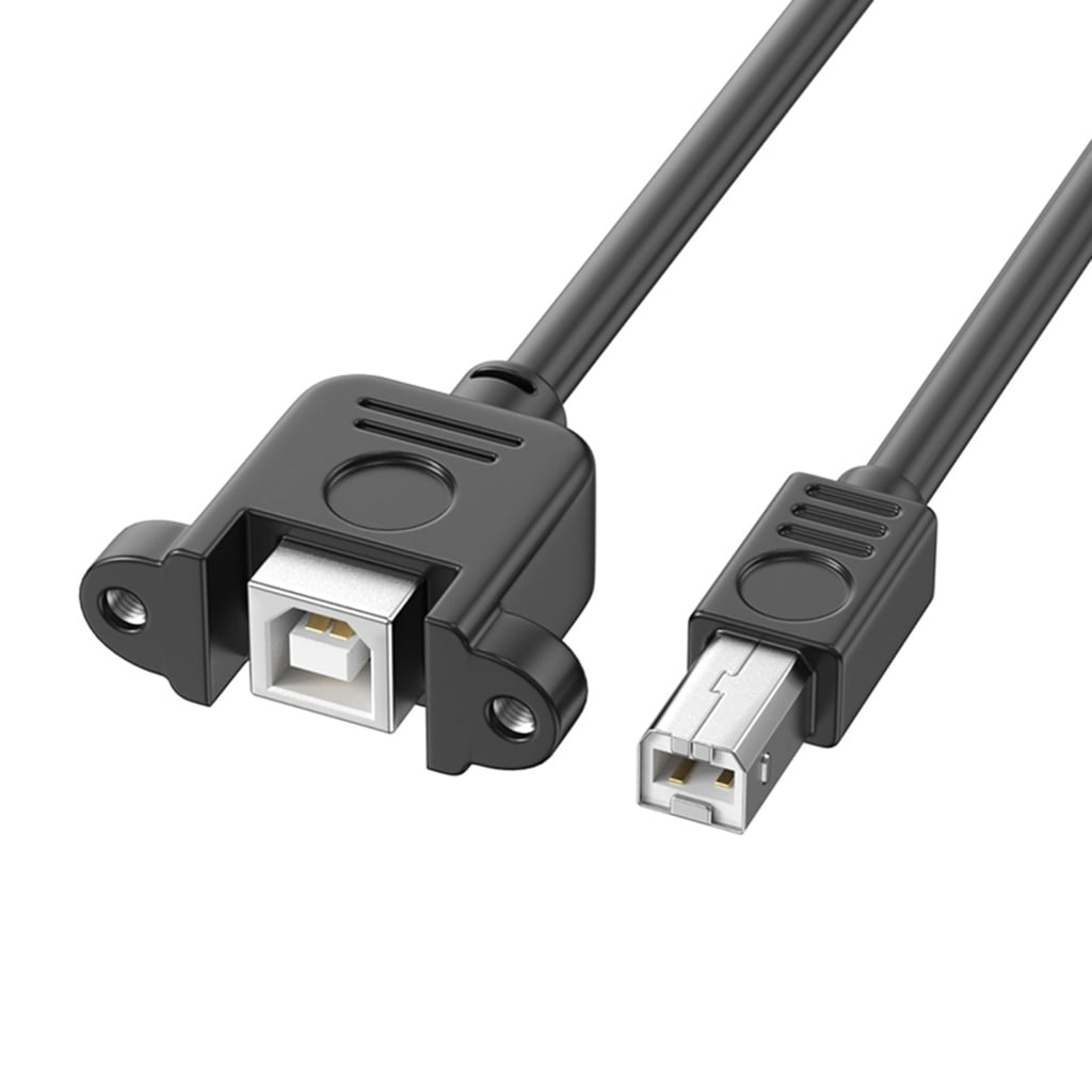Printer Scanner Extension Cable Usb TypeB Male to Female with Panel ...