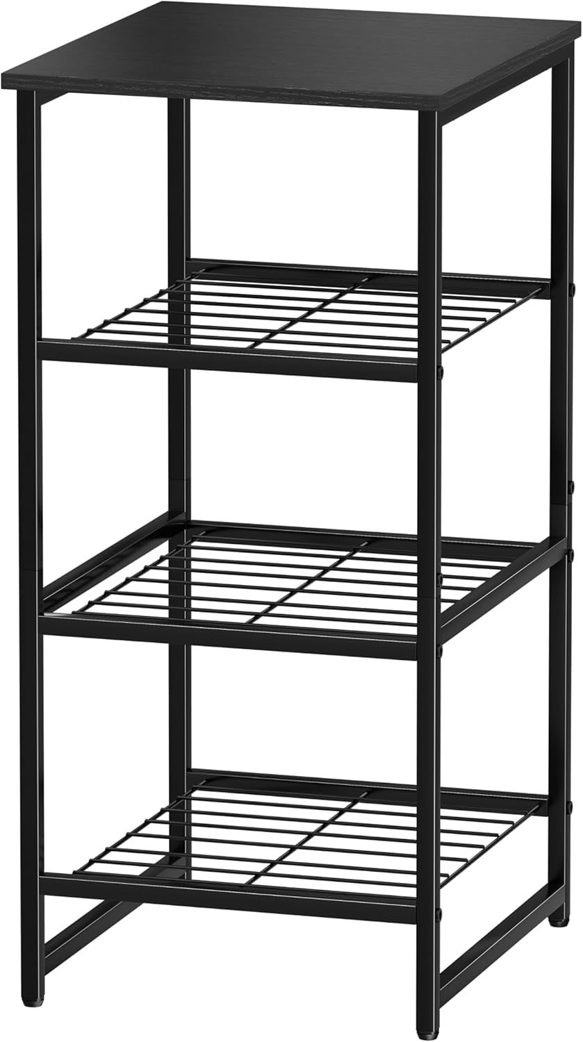 Printer Stand Holder 3 Tier - Heavy Duty Metal Shelving Unit for Under ...