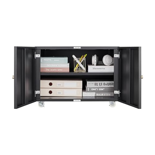 Printer Stand with Storage, Mobile Metal Printer Table for Small Spaces ...