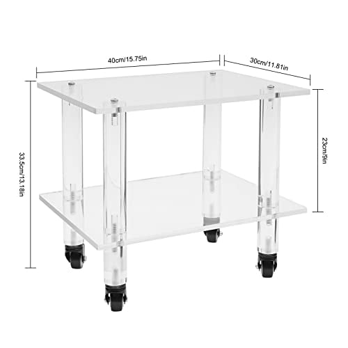 Printer Stand - Under Desk Printer Stand, Acrylic Printer Stand ...