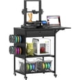 Printer Stand with Filament Printer Table Printer Stand with Wheels ...