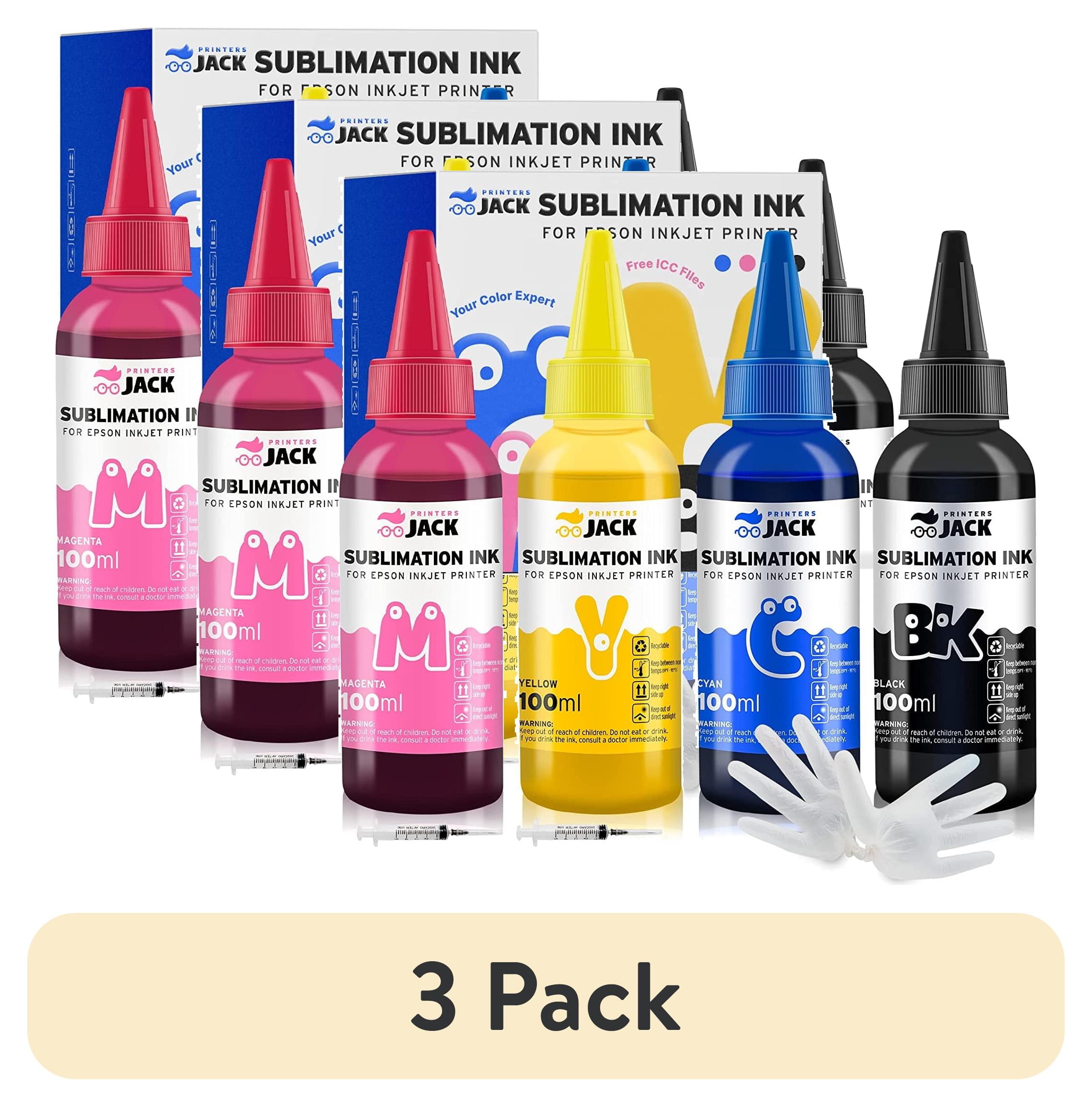 (3 pack) Printers Jack 400ML Sublimation Ink for Epson C88 C88+ WF7720 ...