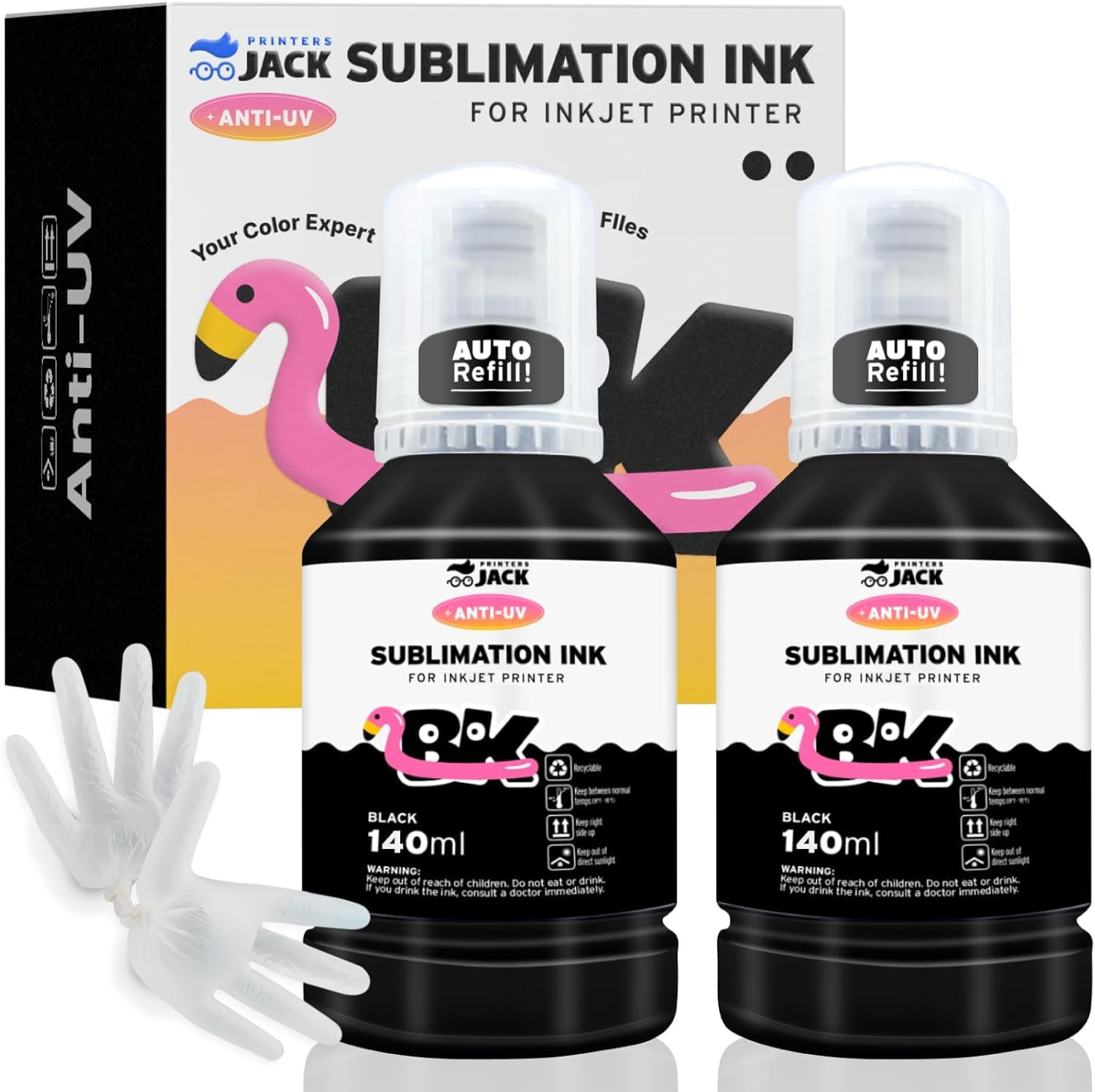 Printers Jack Sublimation Ink for Supertank Inkjet Printers ET-2800 ET ...