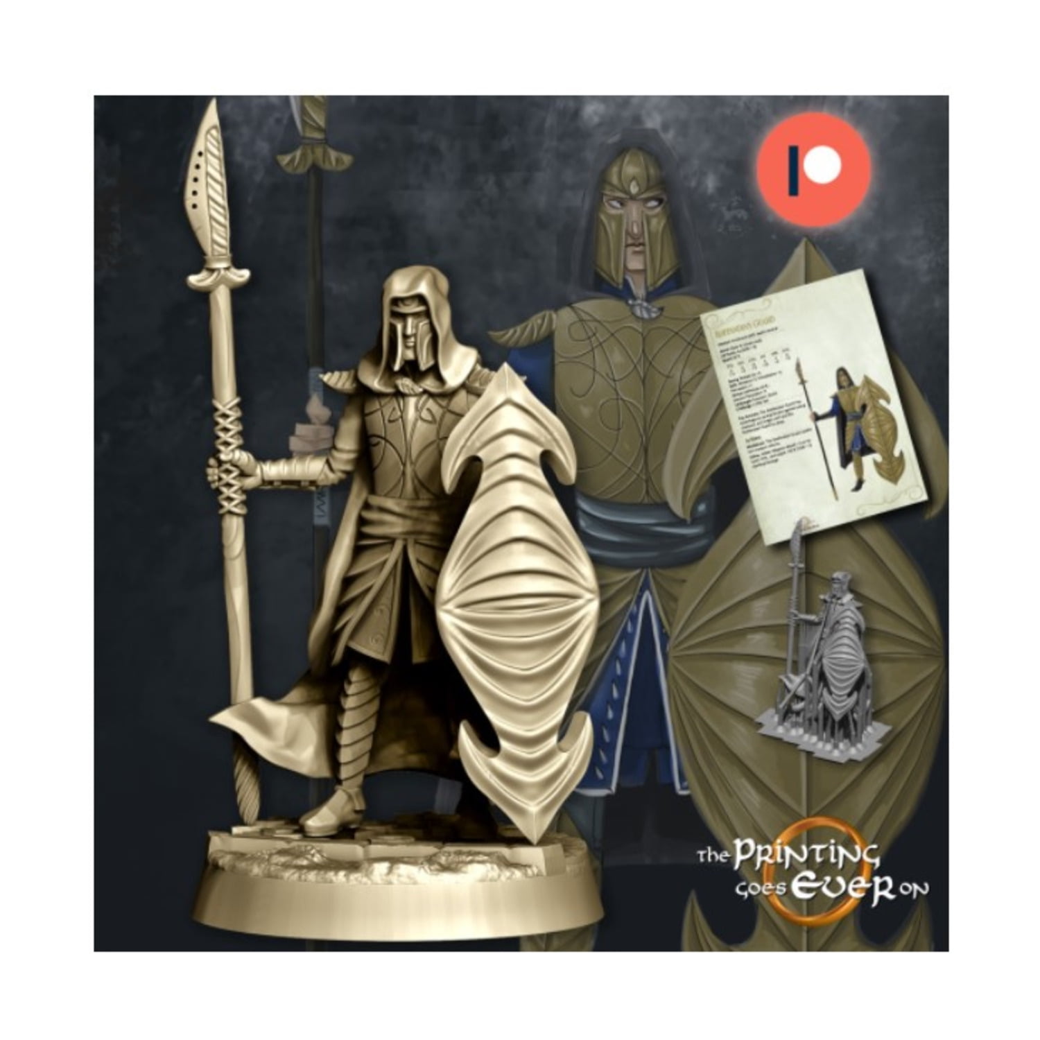 Printing Goes Ever On, The Elven Guard New - Walmart.com