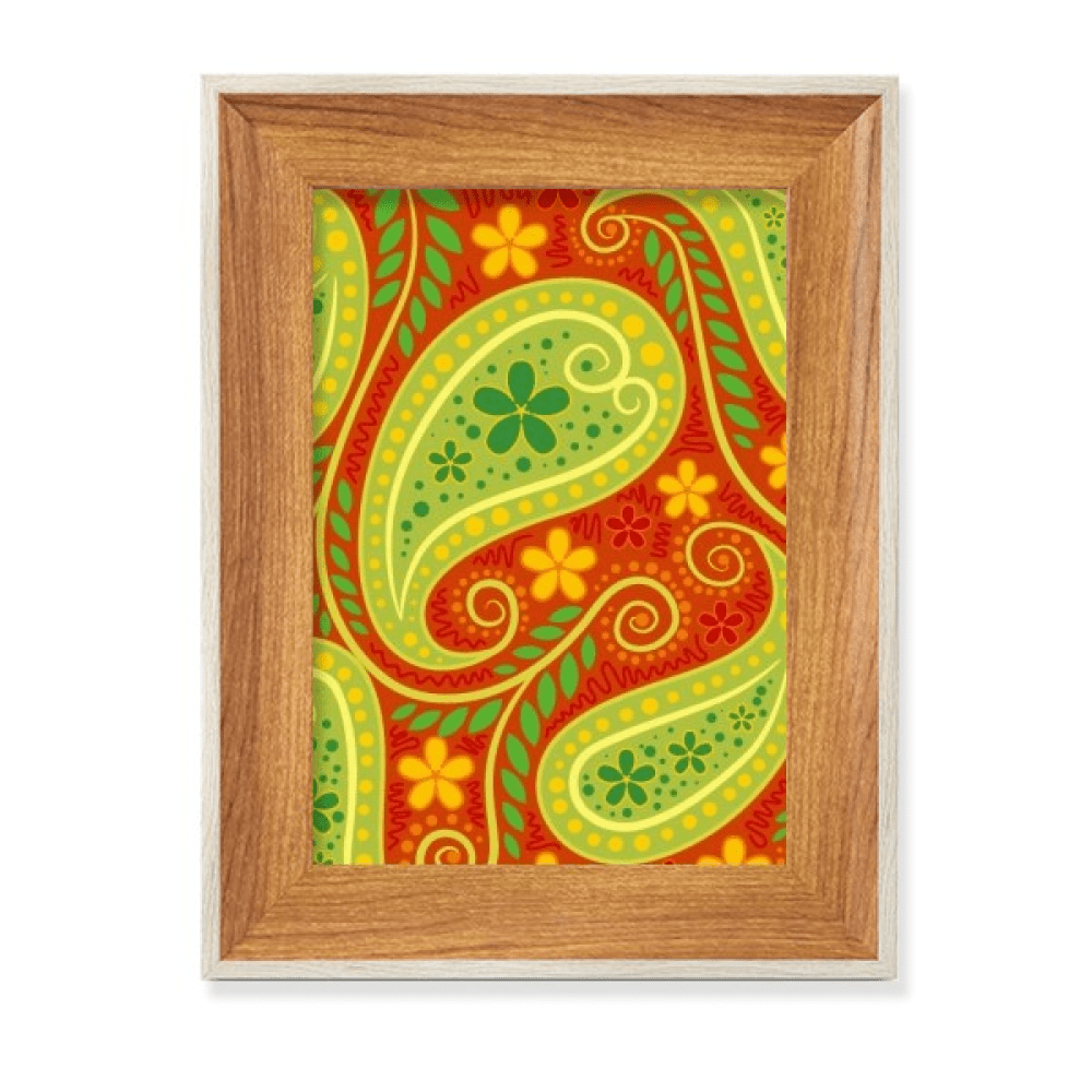 Printing Repeat Cloth Colorful Art Desktop Wooden Photo Frame Display ...