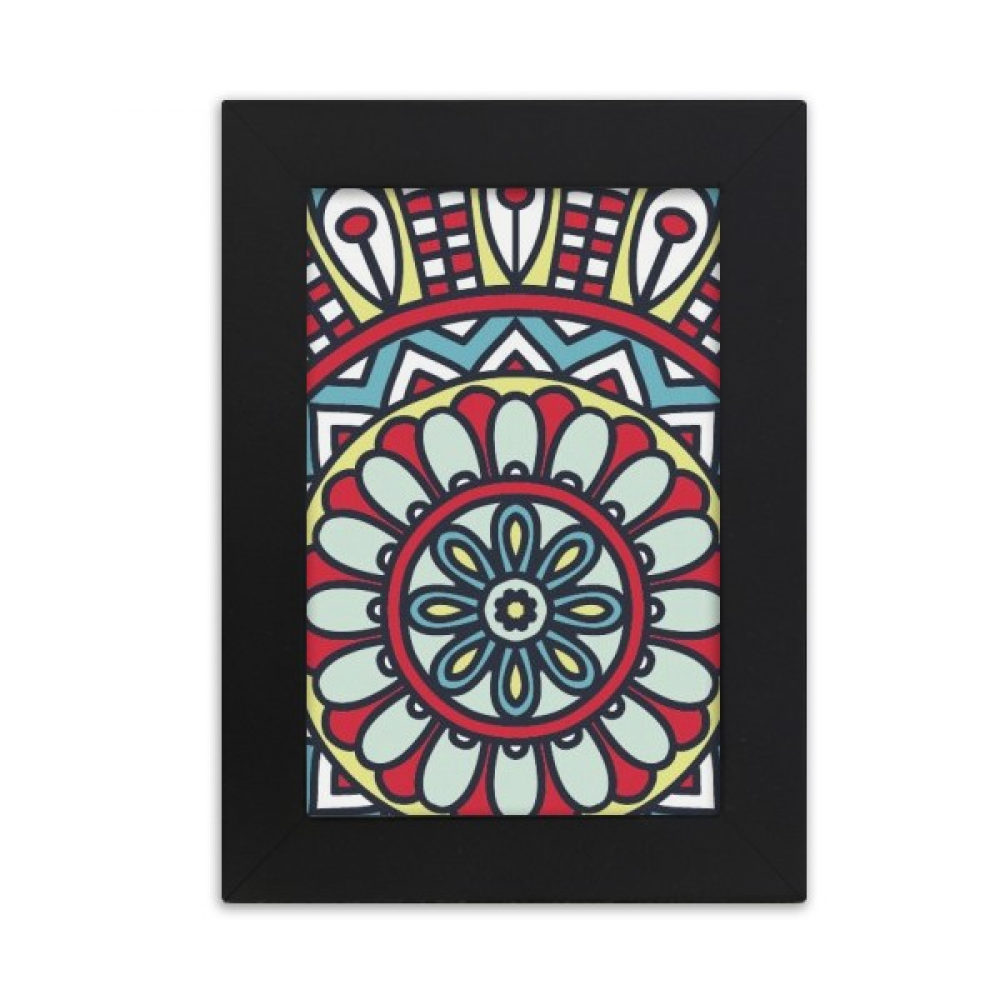 Printing Repeat Cloth Red Blue Colorful Art Desktop Photo Frame Picture ...