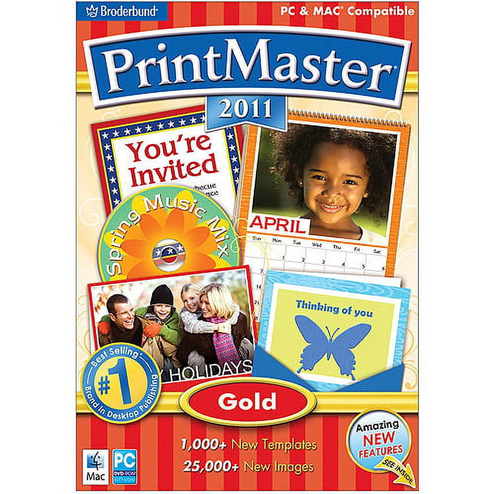 Punch Software 70187 Printmaster Gold 2011 (PC, Mac) - Walmart.com