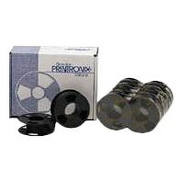 Printronix - 6 - black - 1 in x 180 ft - print ribbon - for Line Matrix ...
