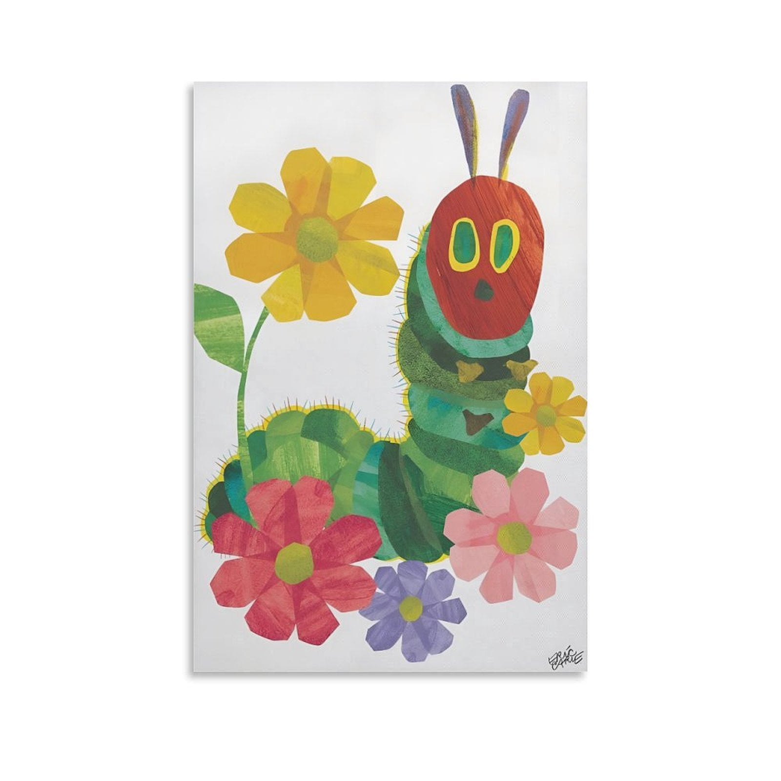 Prints Eric Carle Hiding Caterpillar Children's Book Illustrations Art Poster Picture Print Wall ...