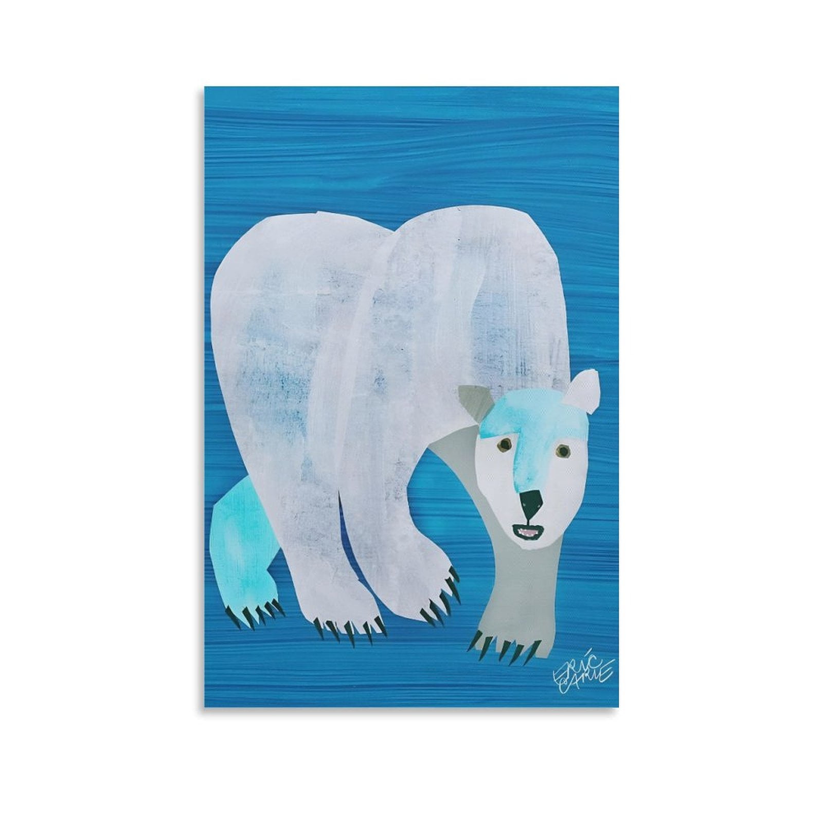 Prints Eric Carle Polar Bear Children's Book Illustrations Art Poster ...