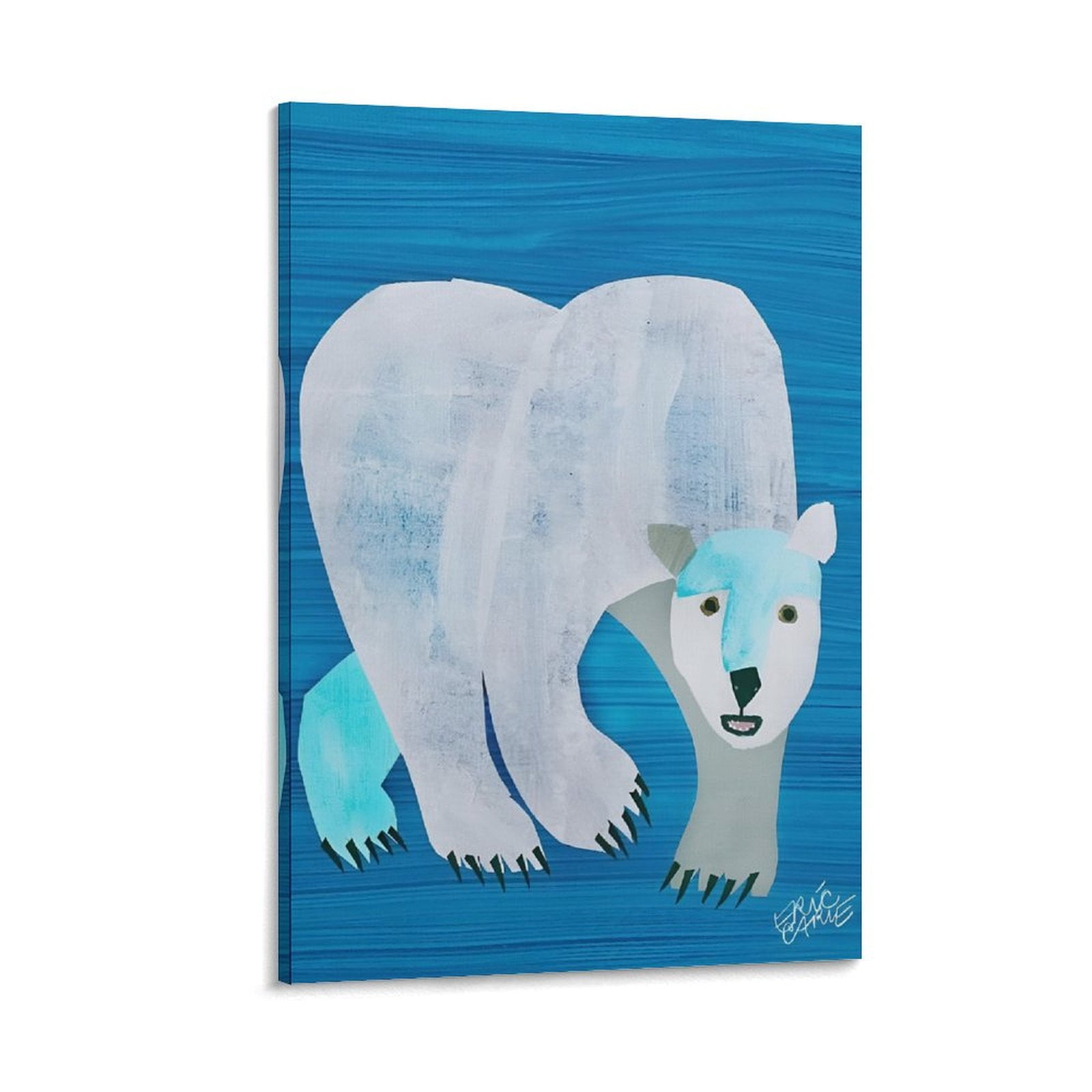 Prints Eric Carle Polar Bear Children's Book Illustrations Art Poster ...