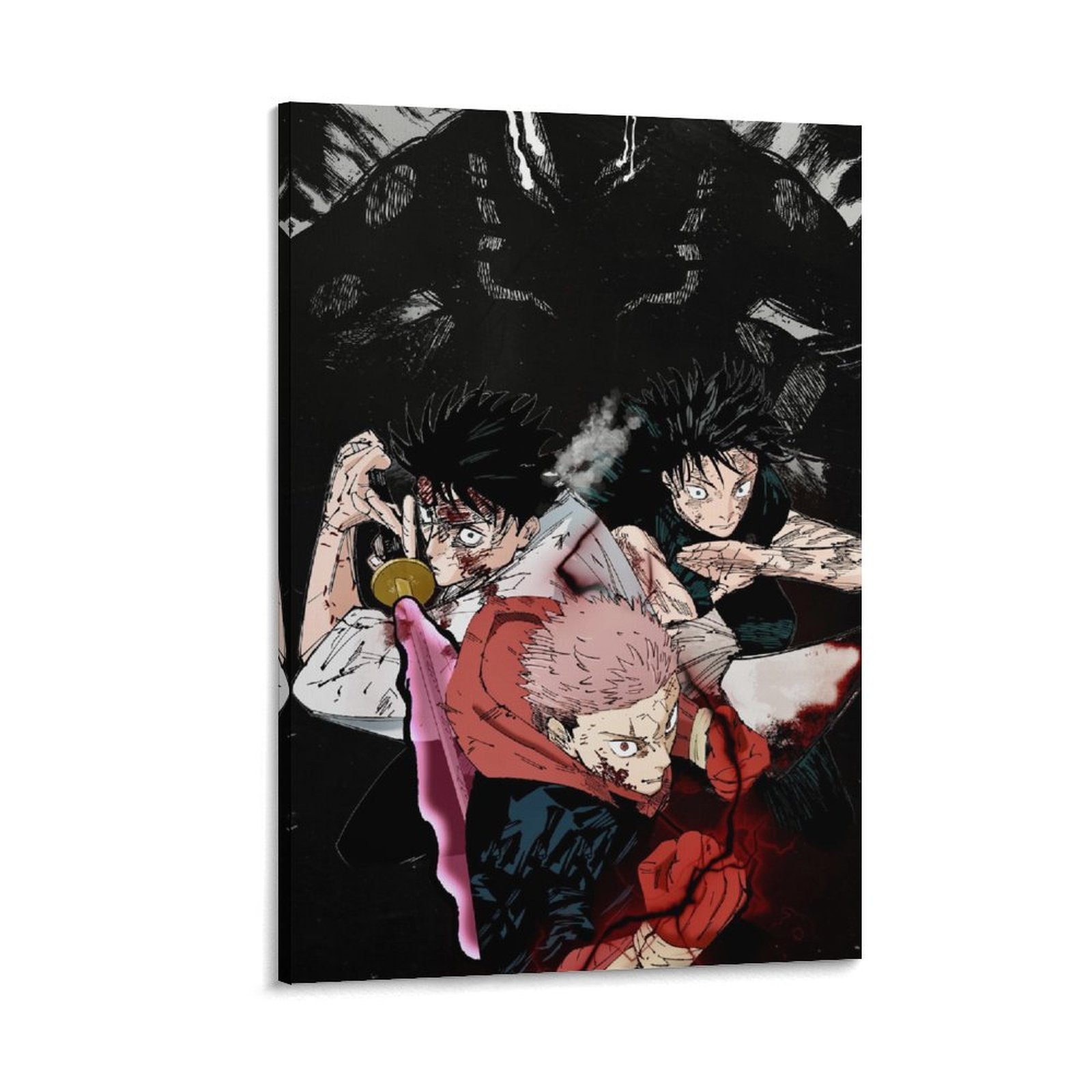 Prints Jjk Japanese Anime Comic Poster (2) Wall Art Poster Scroll ...