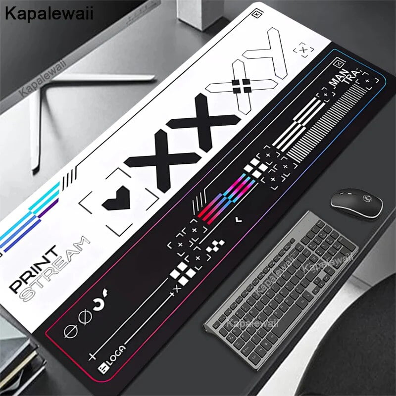 Printstream RGB Gaming Mousepad Big LED Gamer Mousepads Desk Mat ...