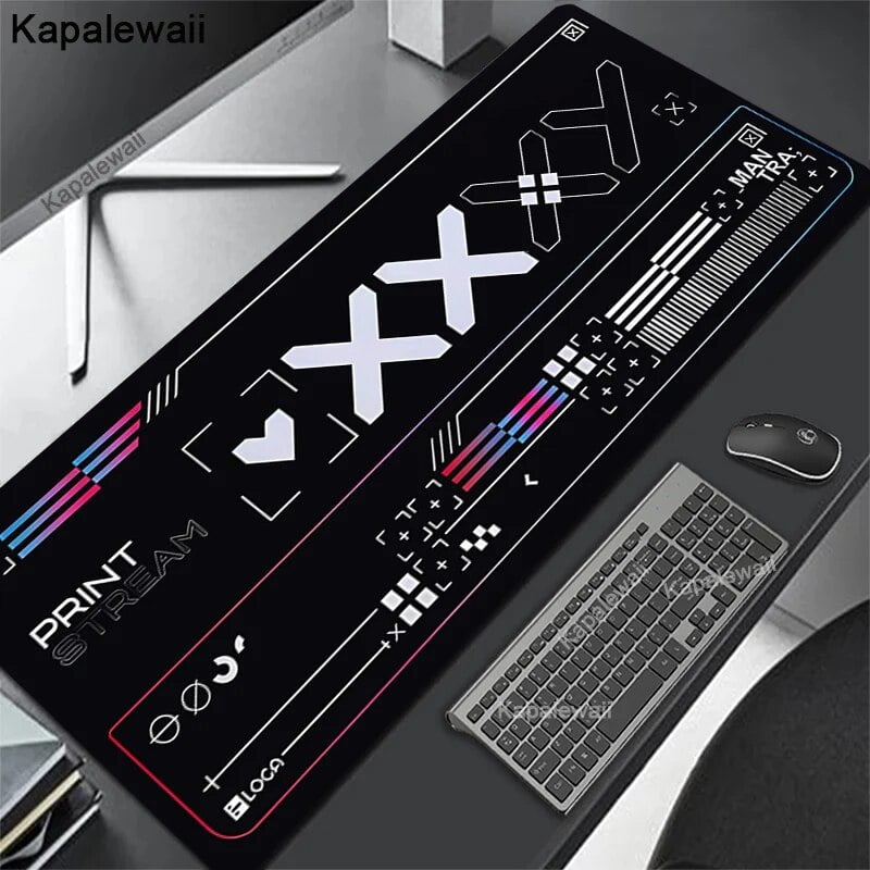 Printstream RGB Gaming Mousepad Big LED Gamer Mousepads Desk Mat ...