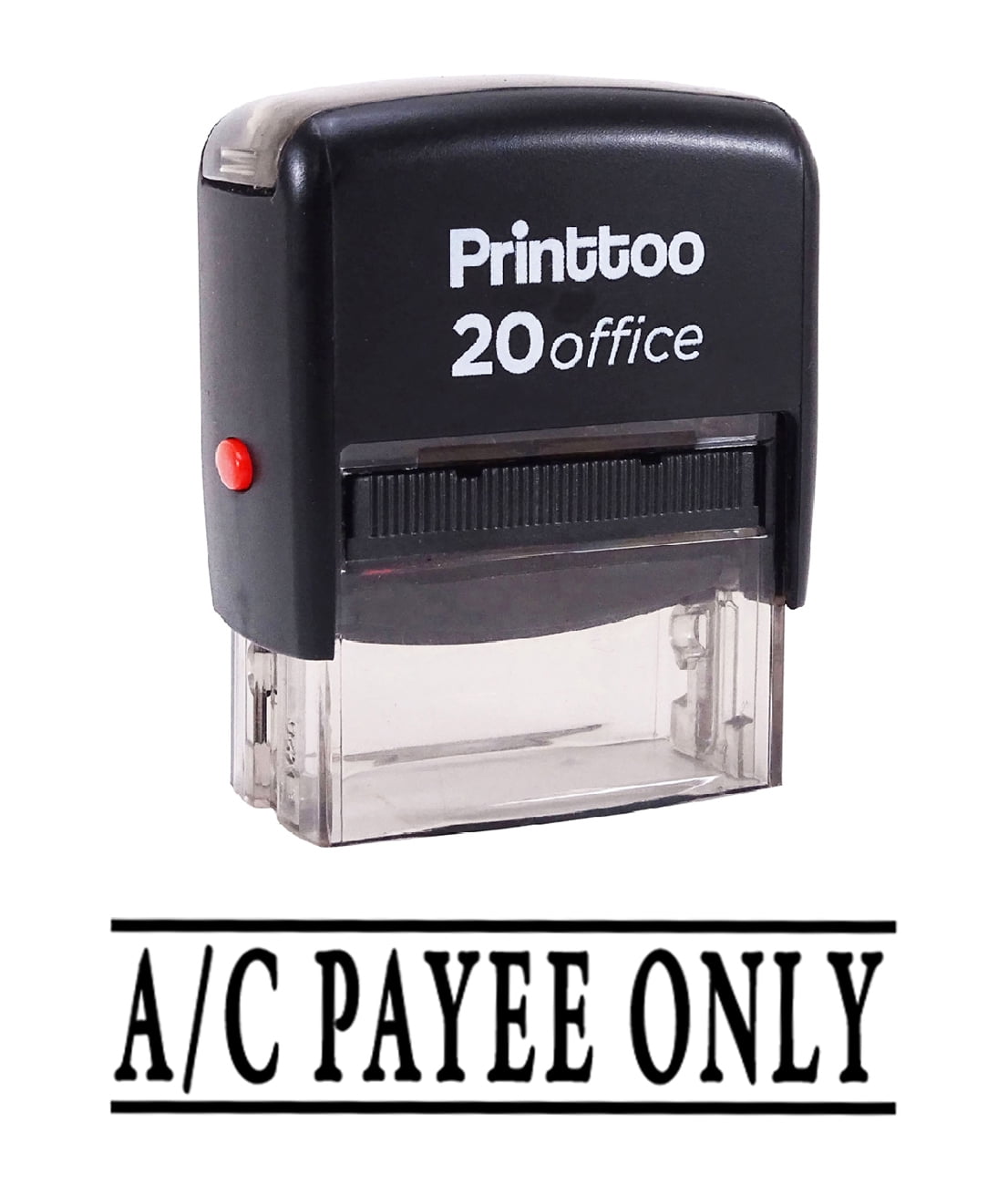 Printtoo A/C PAYEE ONLY Self Inking Rubber Stamp Custom Stamp Office ...