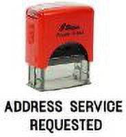 Printtoo Address Service Requested Self Inking Rubber Stamp Pre,Inked ...