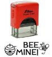 Printtoo Bee Mine Self Inking Rubber Stamp Pre,Inked Office Stamp, Home ...