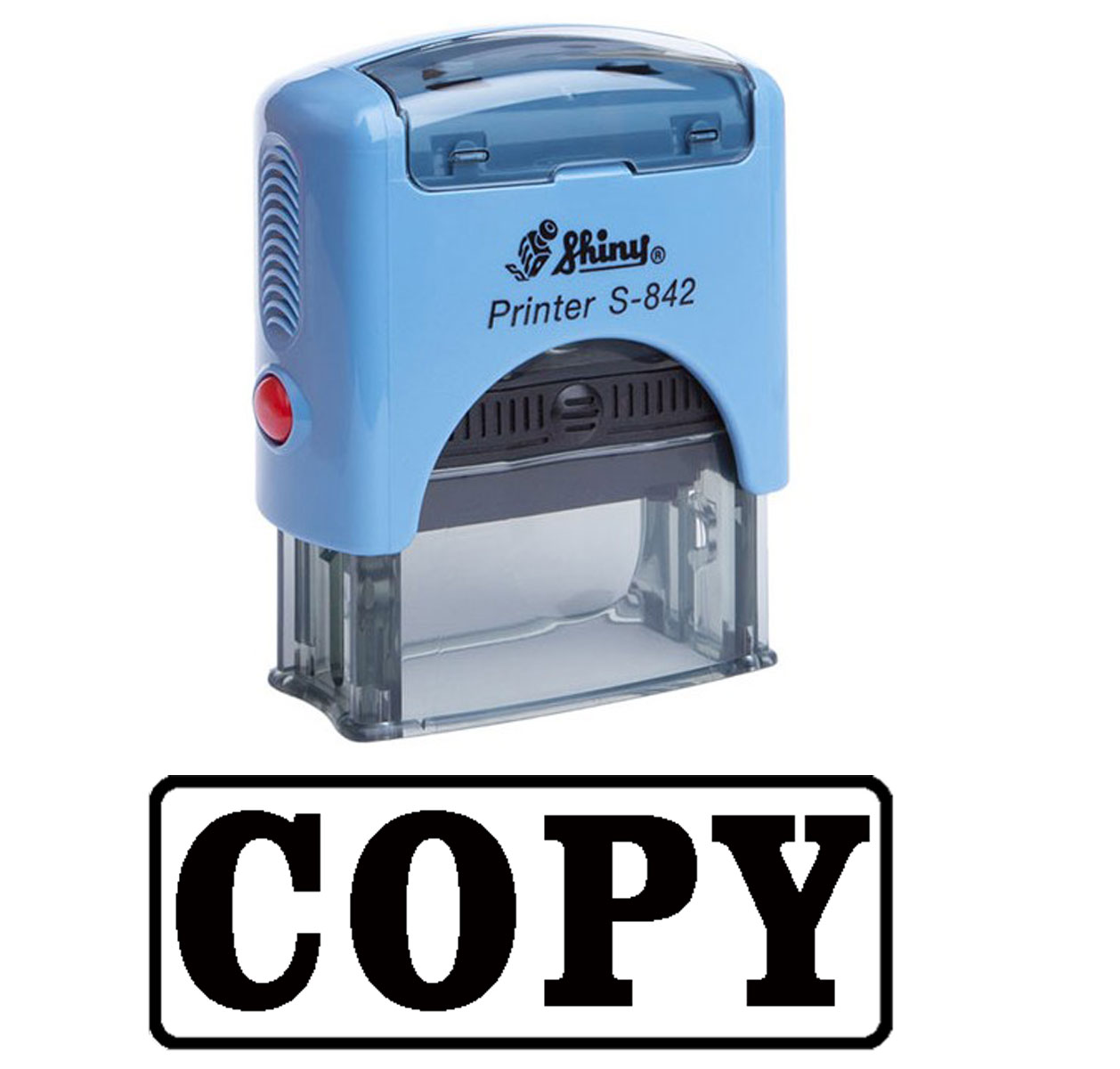 Printtoo COPY Self Inking Rubber Stamp Office Stationery Custom Shiny ...