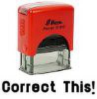 Printtoo Correct This Self Inking Rubber Stamp Pre,Inked Office Stamp ...