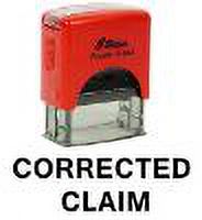 Printtoo Corrected Claim Self Inking Rubber Stamp Pre,Inked Office ...