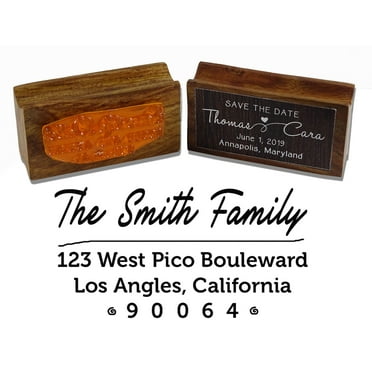 Personalized Family Return Address Stamp Self Inking Custom Name Rubber ...