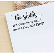 Personalized Family Return Address Stamp Self Inking Custom Name Rubber ...
