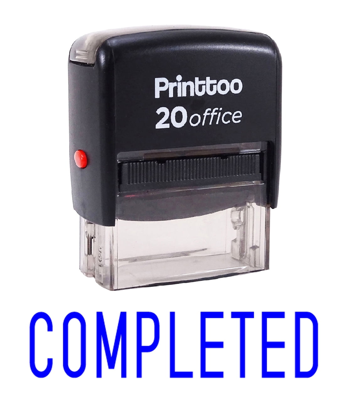 Printtoo Custom Stamp COMPLETED Self Inking Rubber Stamp Office ...